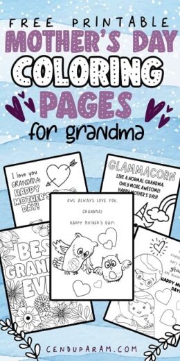 Mothers Day Coloring Pages For Grandma – Cenzerely Yours