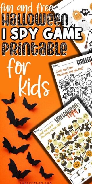 Halloween I Spy Printable Game – Cenzerely Yours