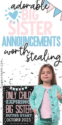 30 Adorable Big Sister Pregnancy Announcements – Cenzerely Yours