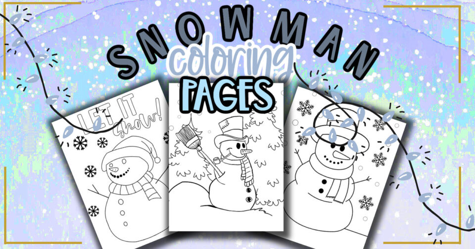 Free Christmas Gingerbread Man Coloring Pages – Cenzerely Yours