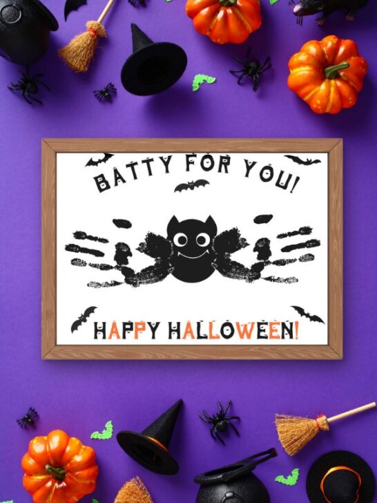 Halloween Handprint Art – Cenzerely Yours
