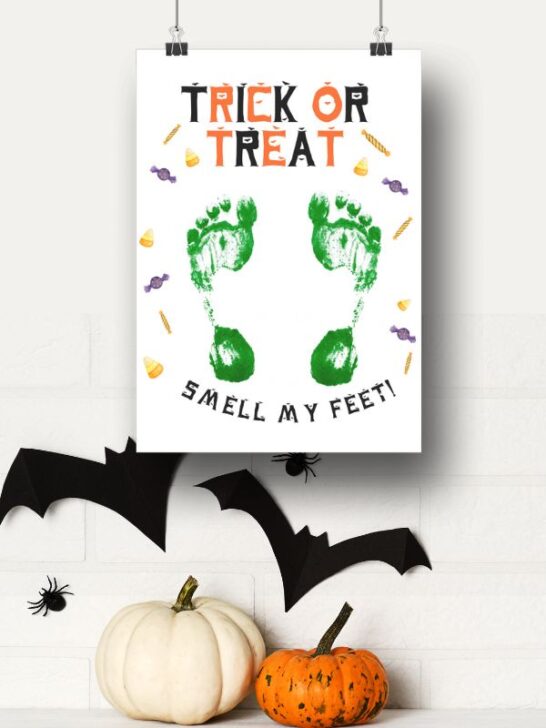 Halloween Handprint Art – Cenzerely Yours