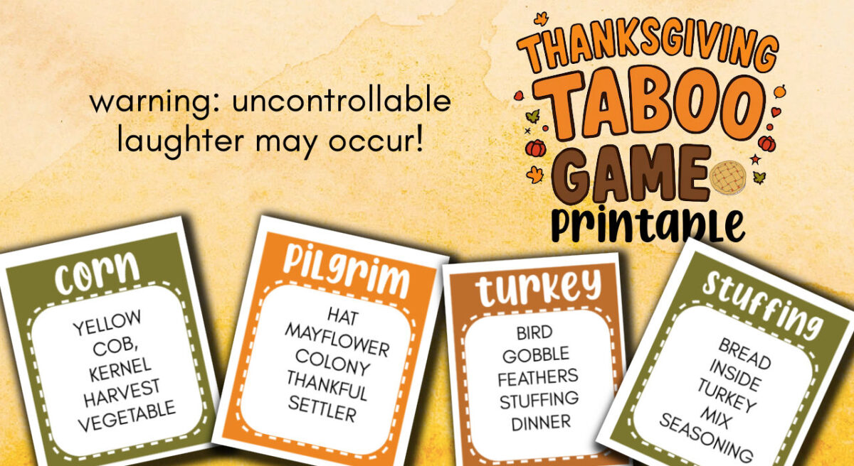 Thanksgiving Mad Libs – Cenzerely Yours